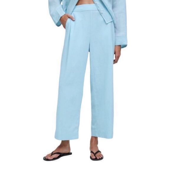 Madewell | Pants & Jumpsuits | New With Tags Madewell Linen Blend Wide ...